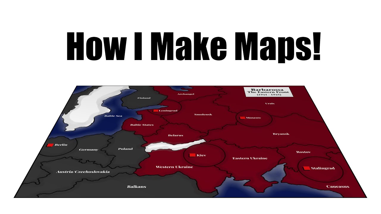 How I Make Axis & Allies Maps - YouTube