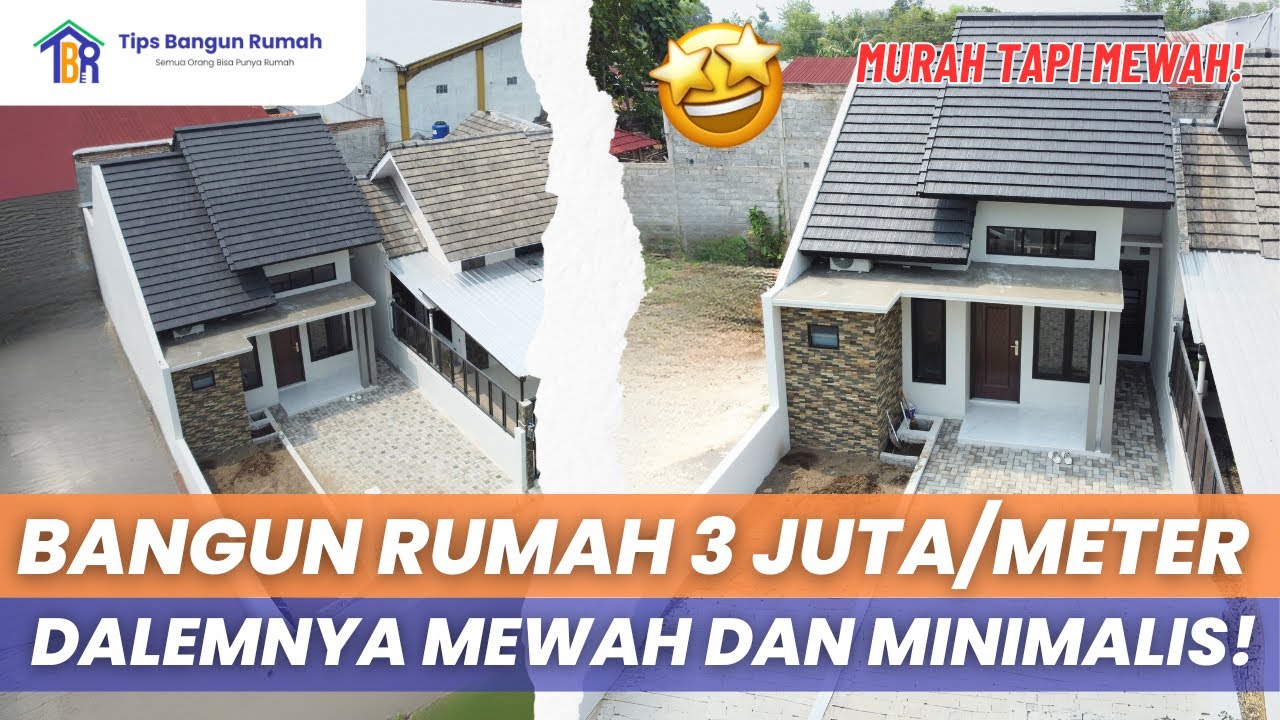 Rumah Minimalis Type 49 Biaya Bangun 171 Juta - YouTube