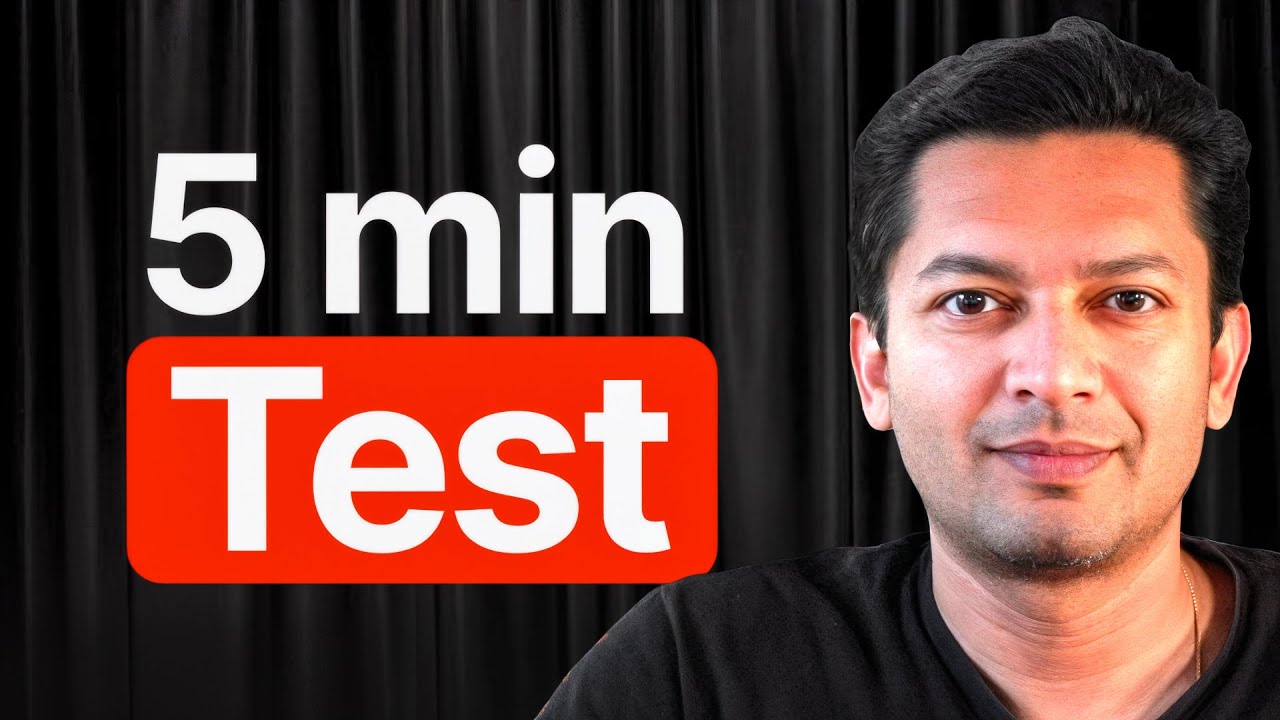 How to Ace the 5-Minute Test for Startup Success - YouTube