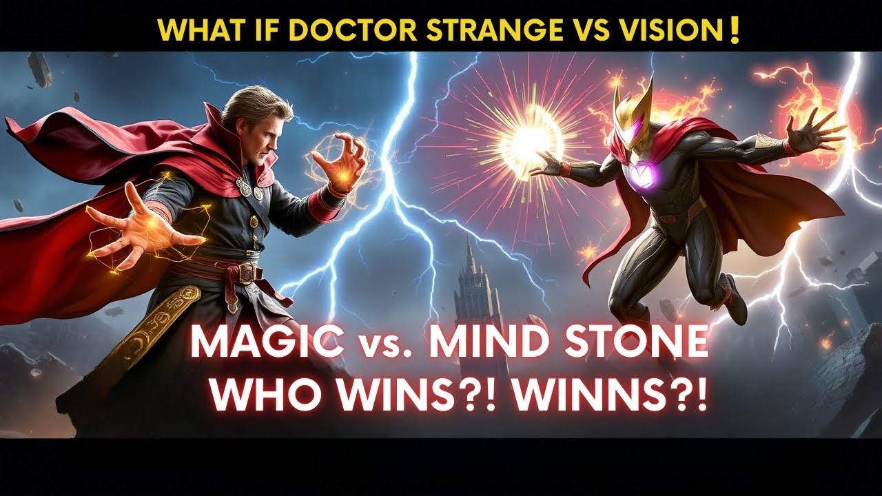 Doctor Strange vs. Vision – The Ultimate Battle of Magic vs. Logic! # ...