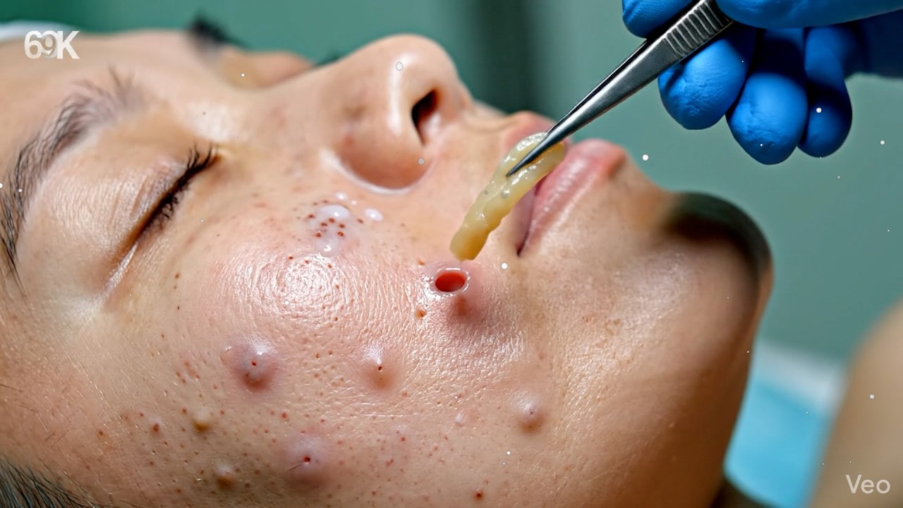Giant Ear Blackhead Extraction | Dr. Pimple Popper’s Most Satisfying ...