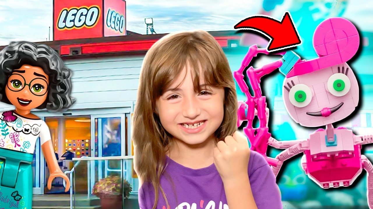 LOJA de LEGO na DISNEY! ENCANTO, MOMMY LONG LEGS, BABY YODA de LEGO ...