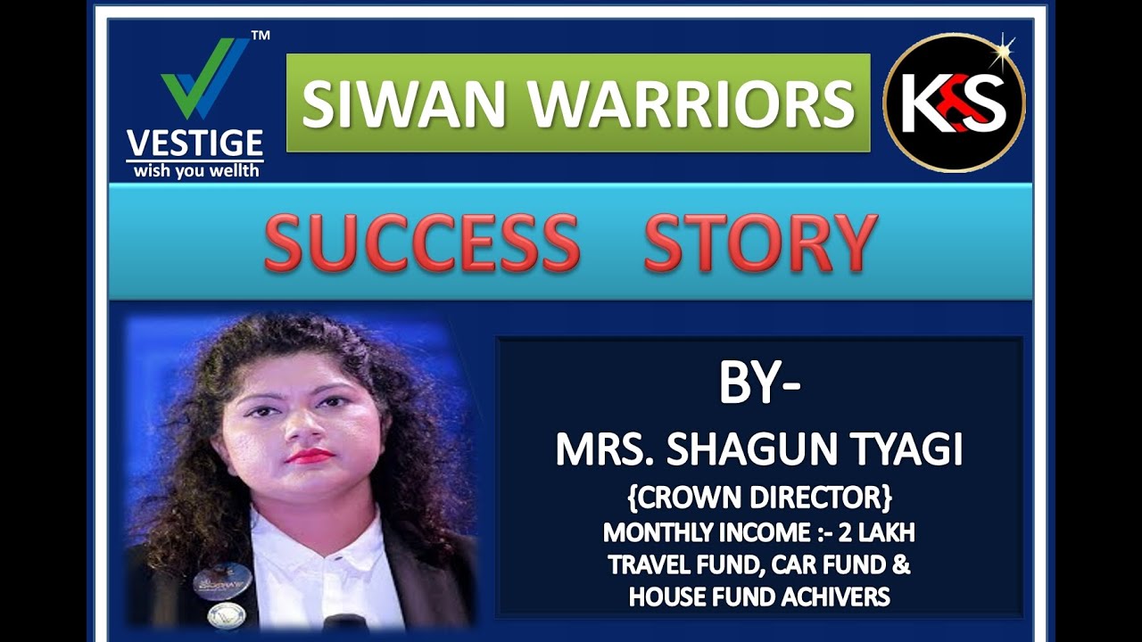 Success Story!! Shagun Tyagi, Income- 2 Lakh + Crown Director !! - YouTube