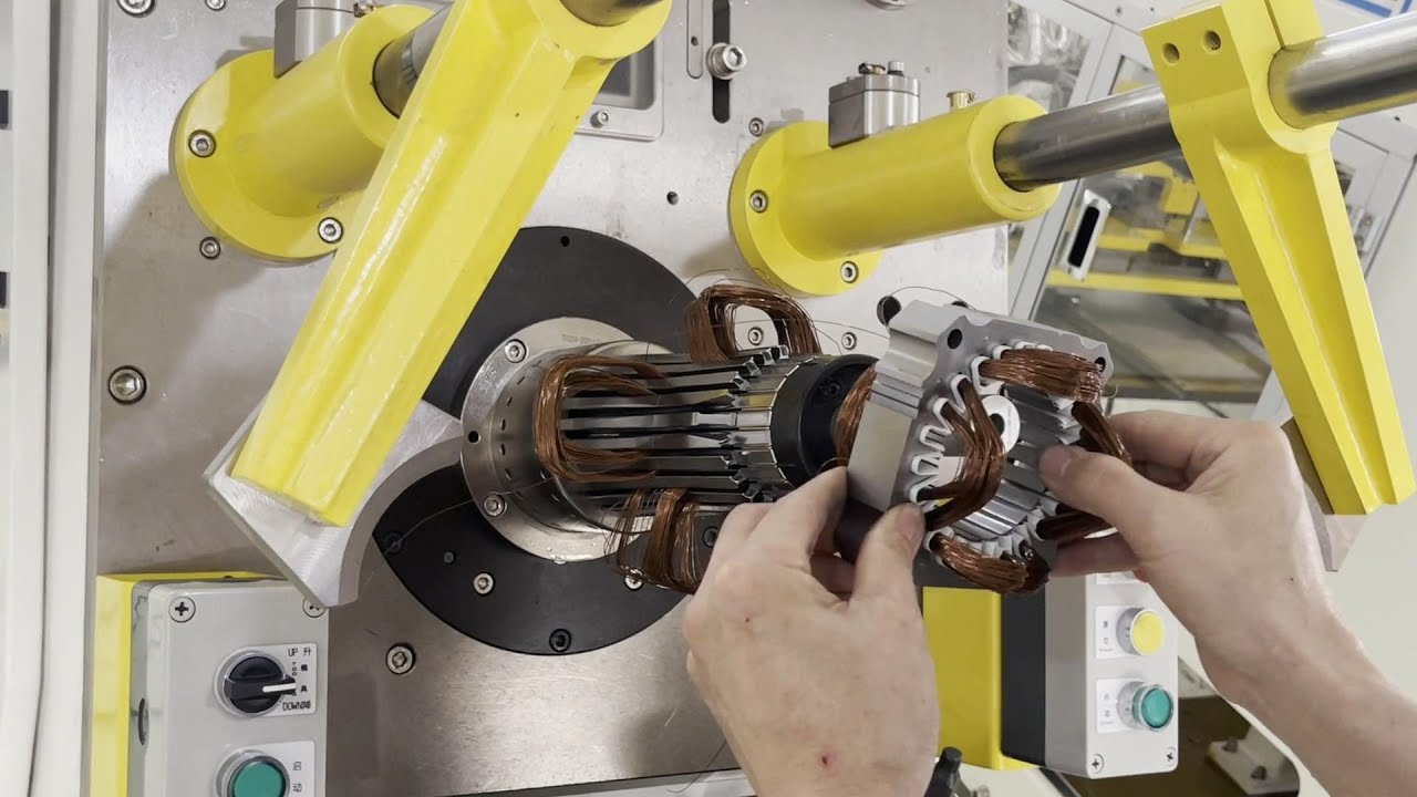 Semi Automatic Stator Coil Inserting Machine-Manual Motor Coil Winding ...