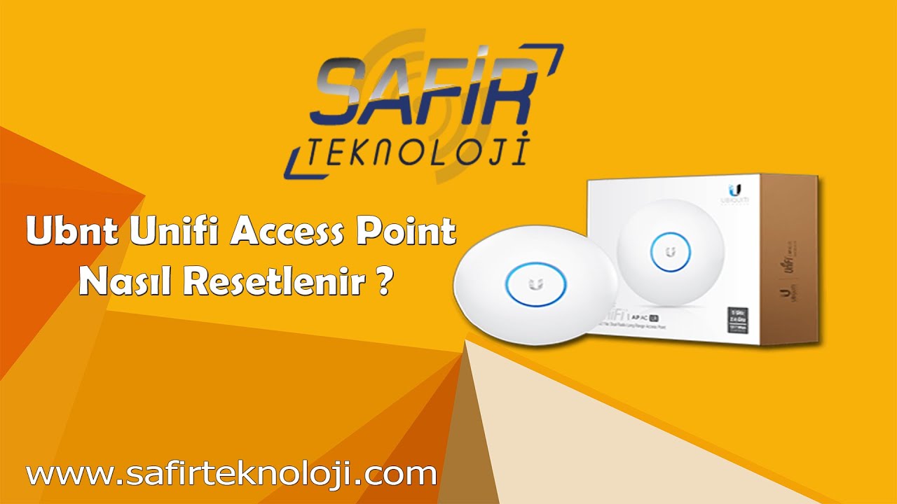 Ubnt Unifi Access Point Nasıl Resetlenir? - YouTube