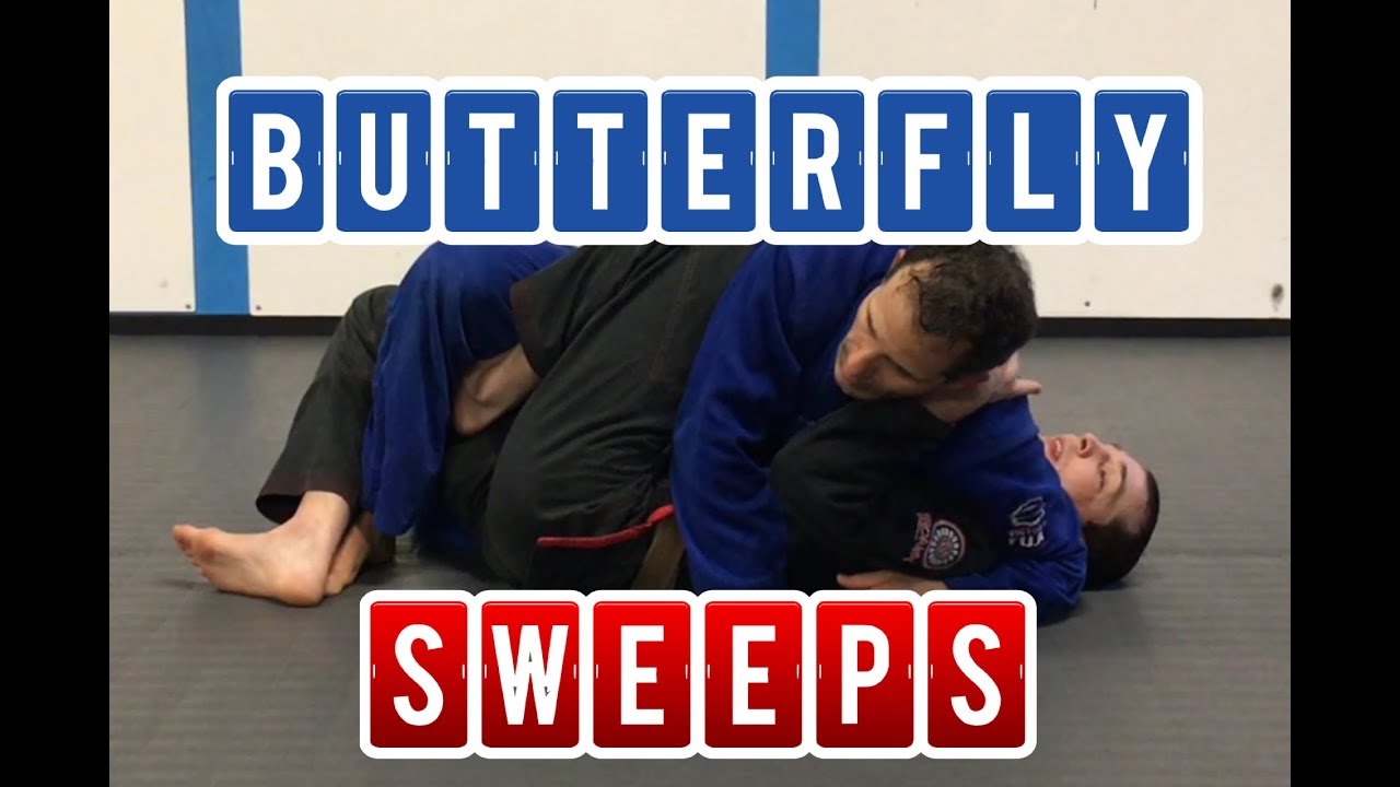 Specific BJJ Half guard butterfly SWEEP options - YouTube