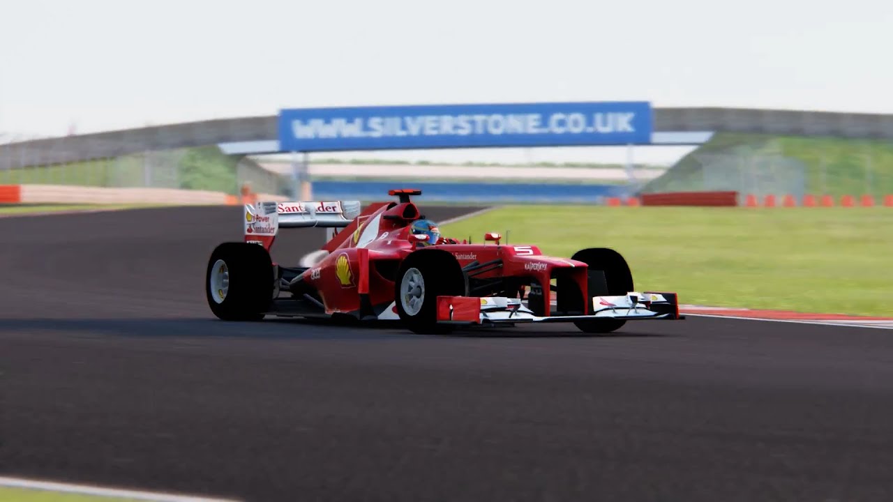 F1 2012 Fernando Alonso - A lap around Silverstone | Gameplay sin ...