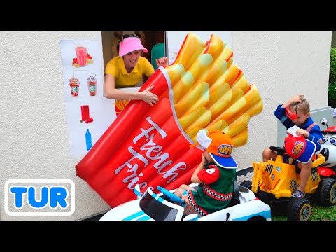 Vlad ve Nikita kafe ile oynuyor | Çocuklar için koleksiyon videosu