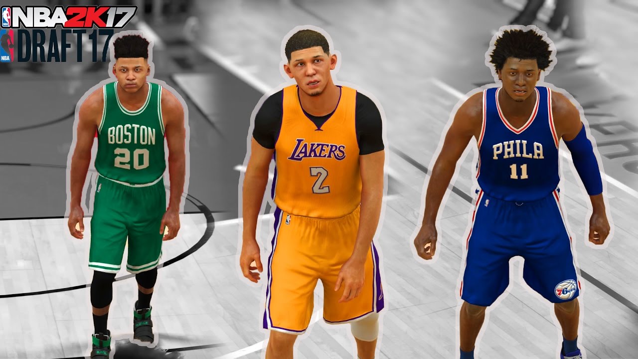 NBA 2K17 - 2017 DRAFT CLASS!!! ACCURATE FACES & RATINGS!!! - YouTube