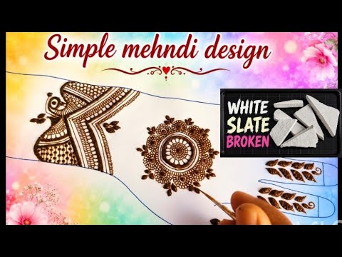 Simple mehndi design