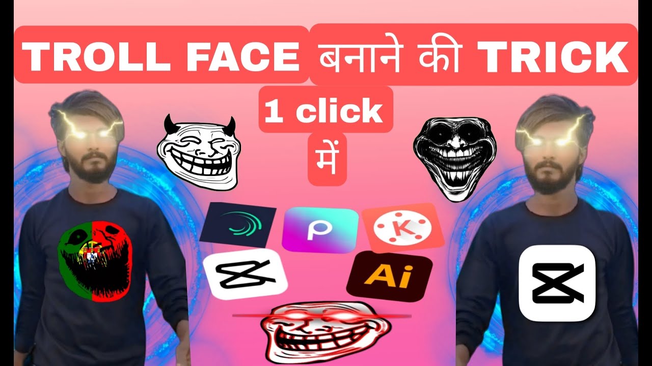 Trending Trollface Video Editing In capcut App | capcut App Troll Face Video Editing | Trollface ...