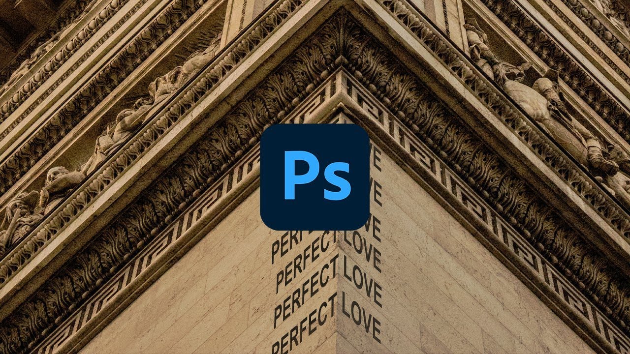 How to make Perspective Title | Adobe Photoshop CC Tutorial | Amit ...