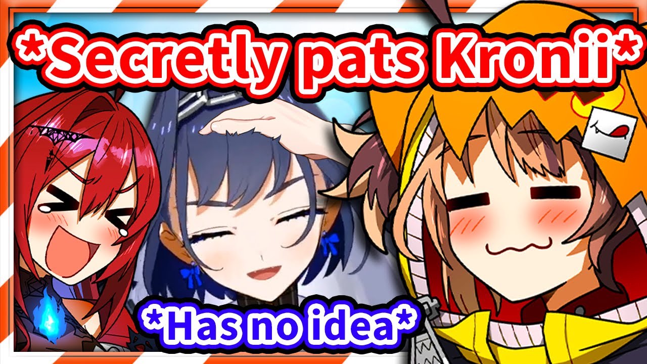 Gigi Secretly Gives Kronii a Head Pat IRL during Off Collab 【HololiveEN ...