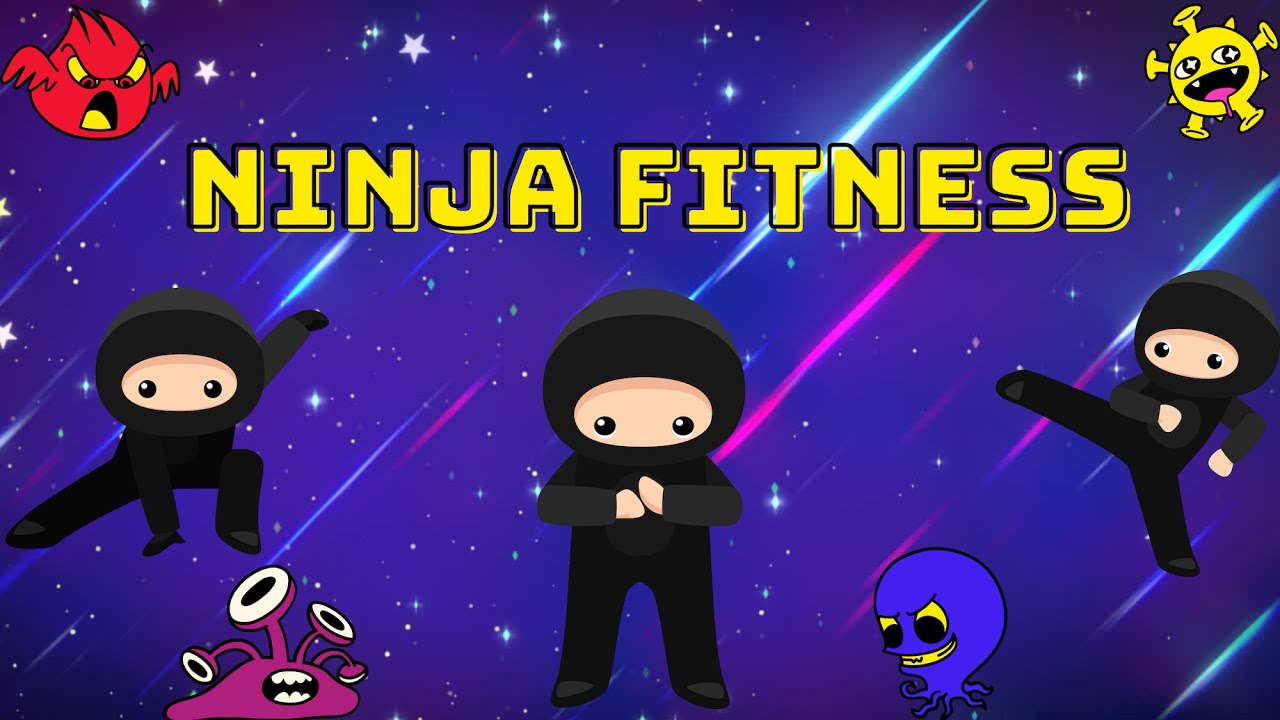 NINJA FITNESS - Kids Exercise Game - Brain Break - YouTube