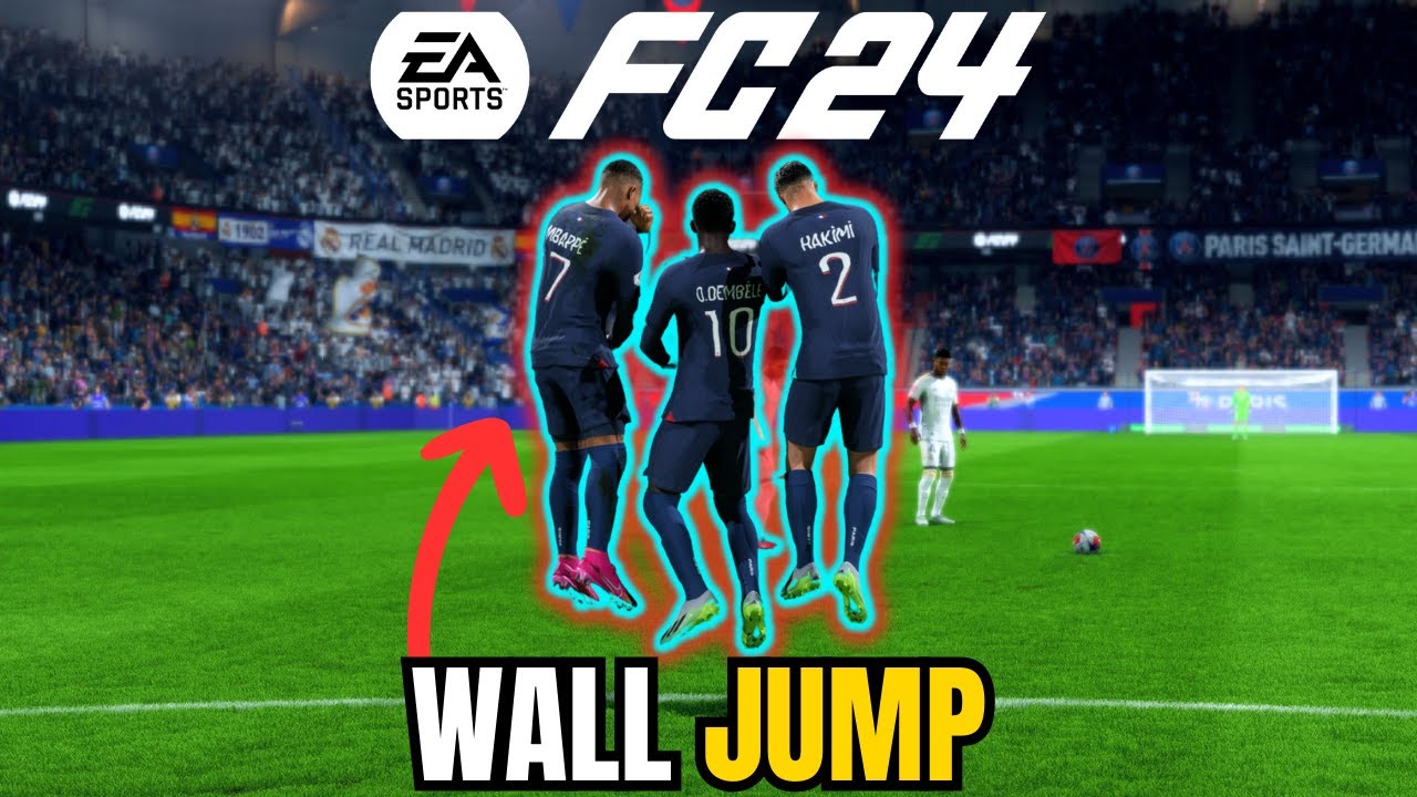 FC 24: How to Wall Jump Free Kick in EA Sports #fc24 - Def Free Kicks ...