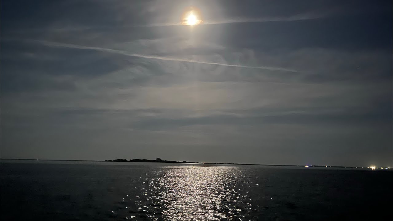 Moonlit Ocean in Long Island - YouTube