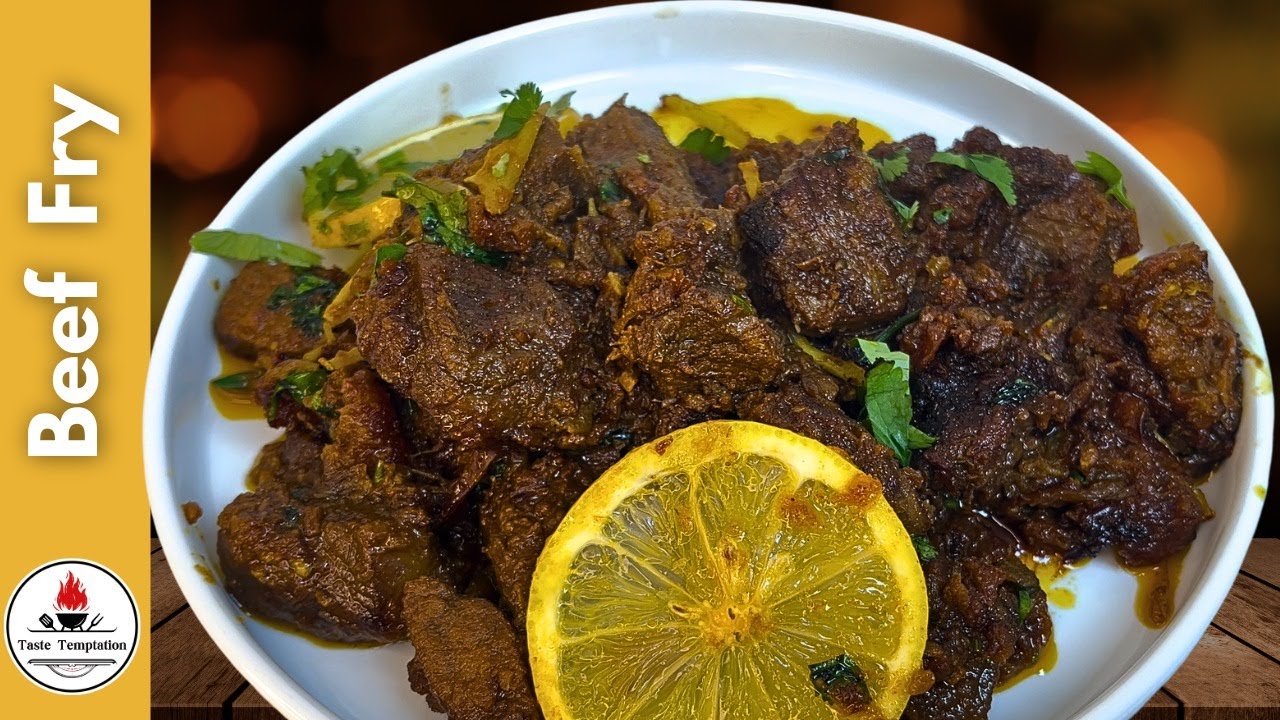 Classic Beef Fry - Easy beef fry recipe at home - YouTube