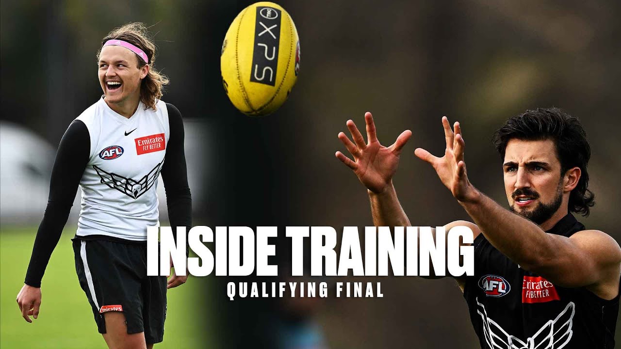 Go inside Collingwood's training session ahead of the 2023 Qualifying ...