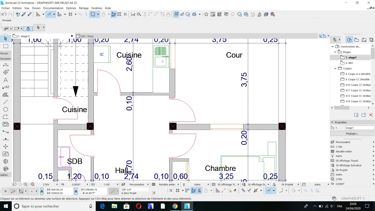 Archicad 22 partie 9 - YouTube