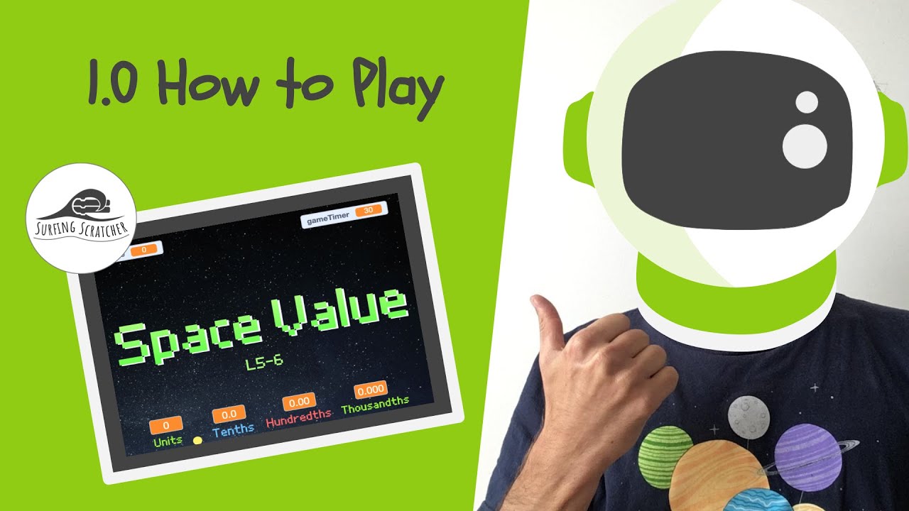 Use Scratch to Teach Maths Place Value Tutorial | 2.0 Space Value | How ...