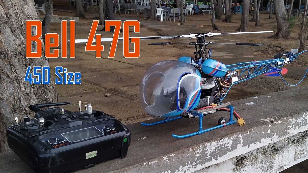 Bell 47G - 450 Size @scalercheli - YouTube
