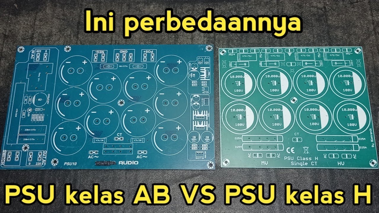 Perbedaan PSU Power Kelas AB Dan Power Kelas H - YouTube