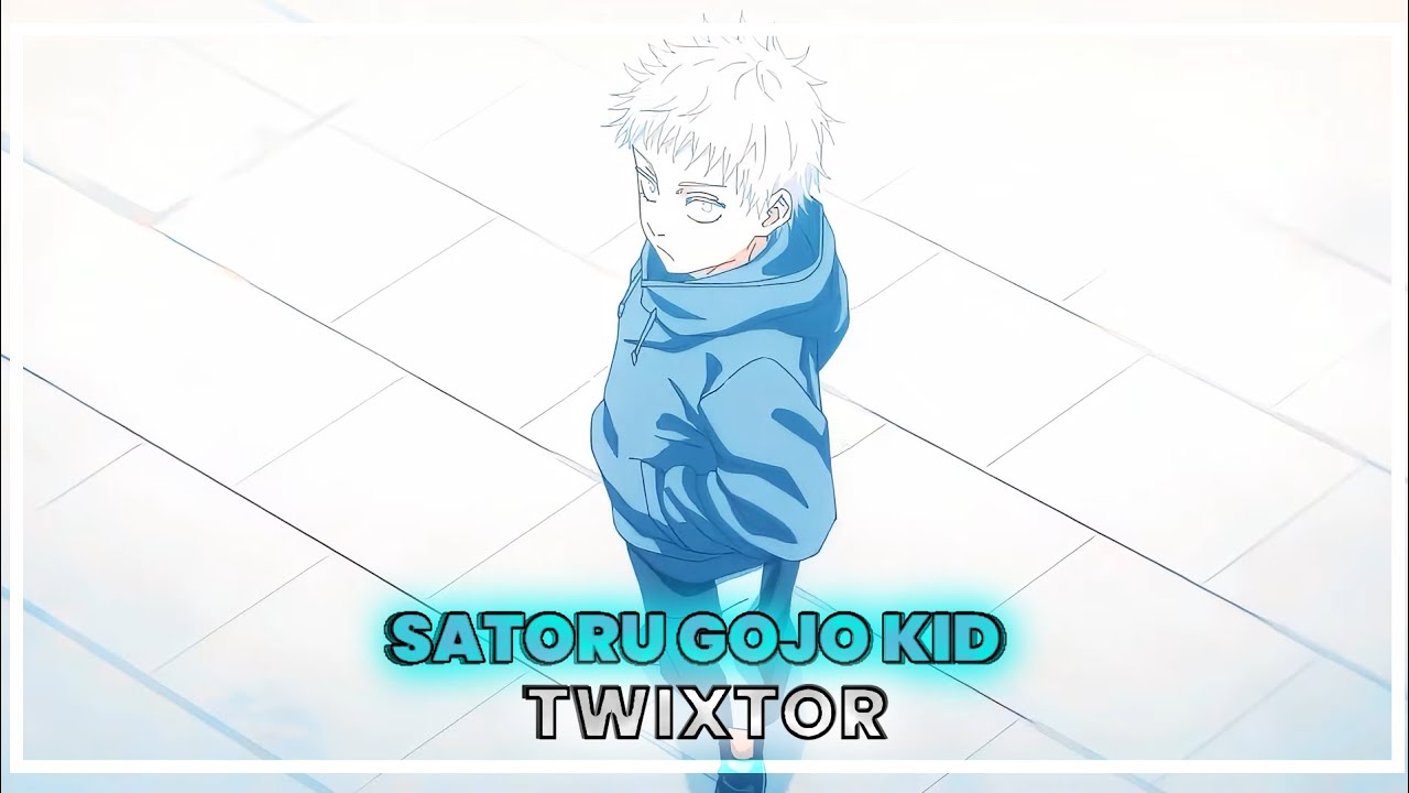 Gojo Satoru Kid Twixtor 4K CC + No CC + No Warp + 60fps [Jujutsu Kaisen ...