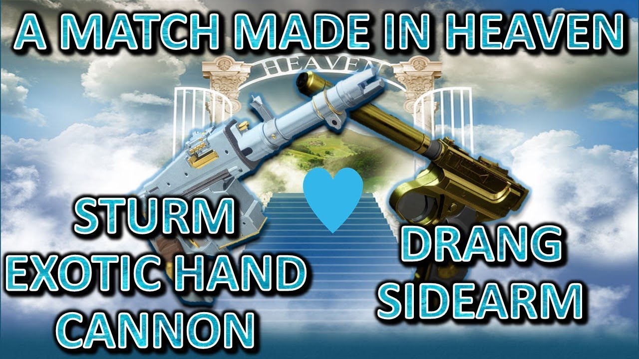 STURM EXOTIC HAND CANNON / DRANG SIDEARM COMBO REVIEW (Destiny 2) - YouTube
