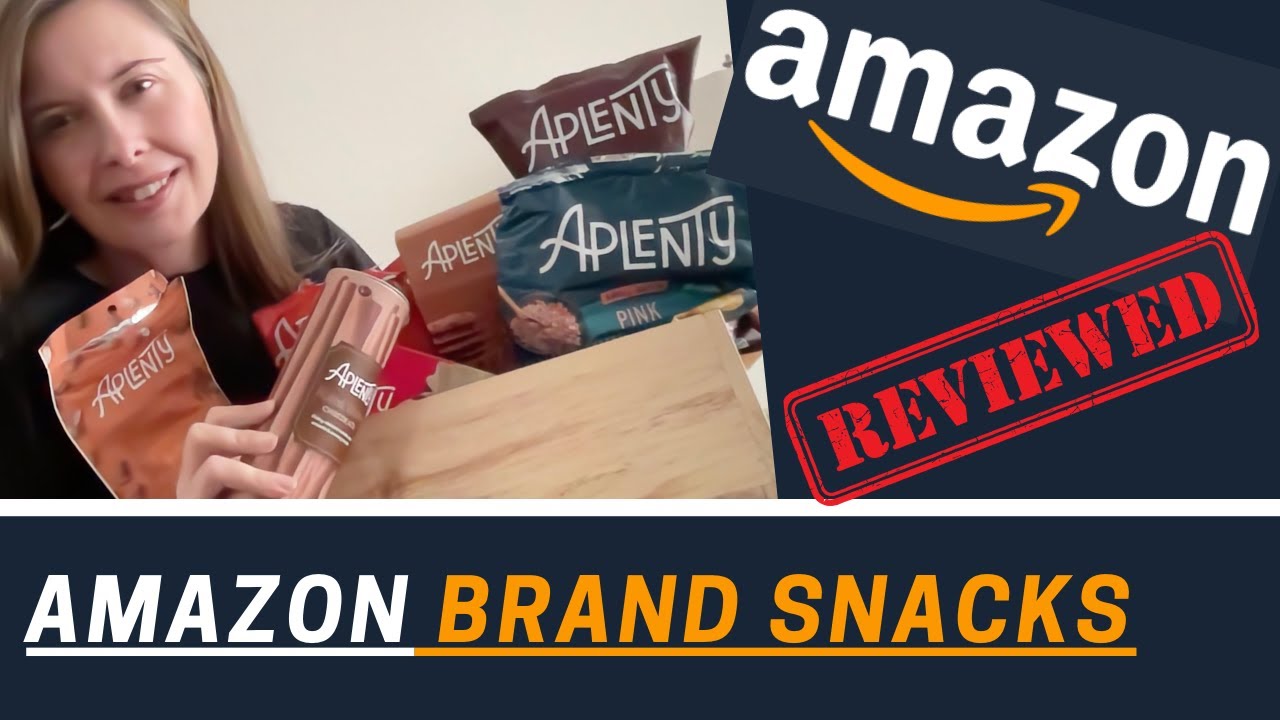 Amazon Snacks Review Haul / Amazon Brand Snacks ( APLENTY ) - YouTube