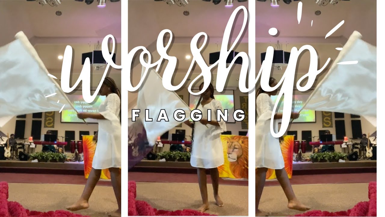 Worship Flagging: Resurrection Day 🐣 - YouTube