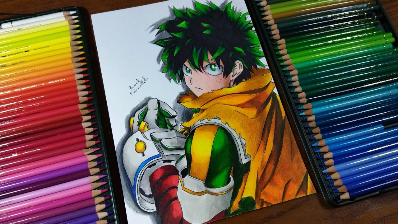 How To Draw Midoriya izuku From My Hero Academia | BNHA - YouTube