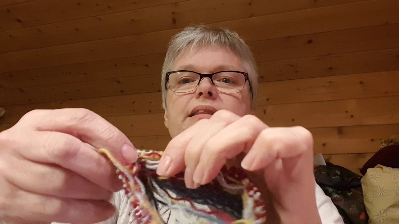 Strikk med tre farger - YouTube