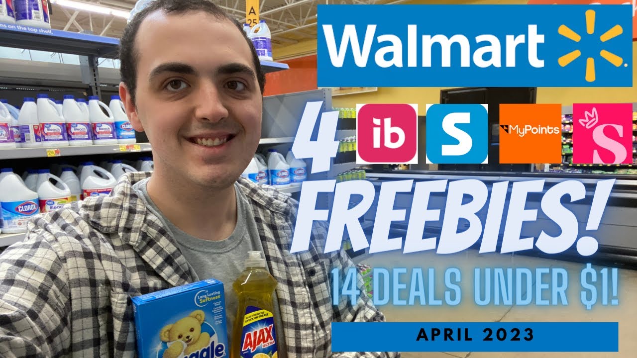 4 FREEBIES AT WALMART! ~ 13 HOT DEALS UNDER $1! ~ APRIL 2023 - YouTube