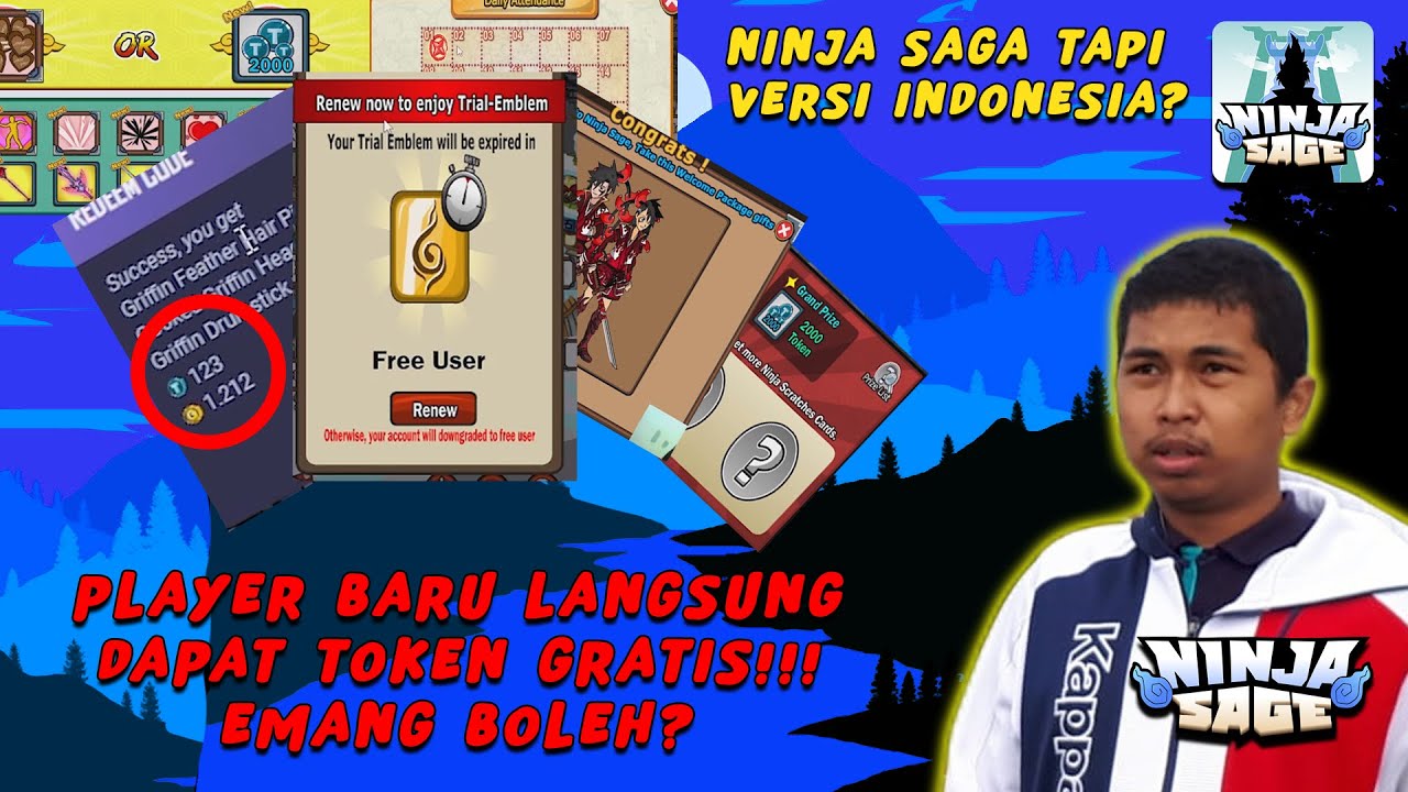 NINJA SAGA IS BACK? PLAYER BARU DAPAT TOKEN GRATIS DAN REDEEM CODE | Ninja Sage Indonesia - YouTube
