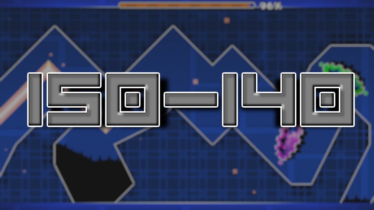 Geometry Dash Shitty List 150 to 140 levels. - YouTube