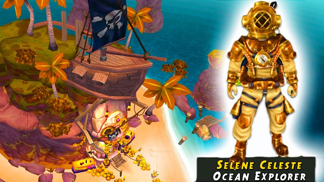 Ocean Explorer Selene Celeste Unlocked ! Temple run 2 Spirits Cove ...