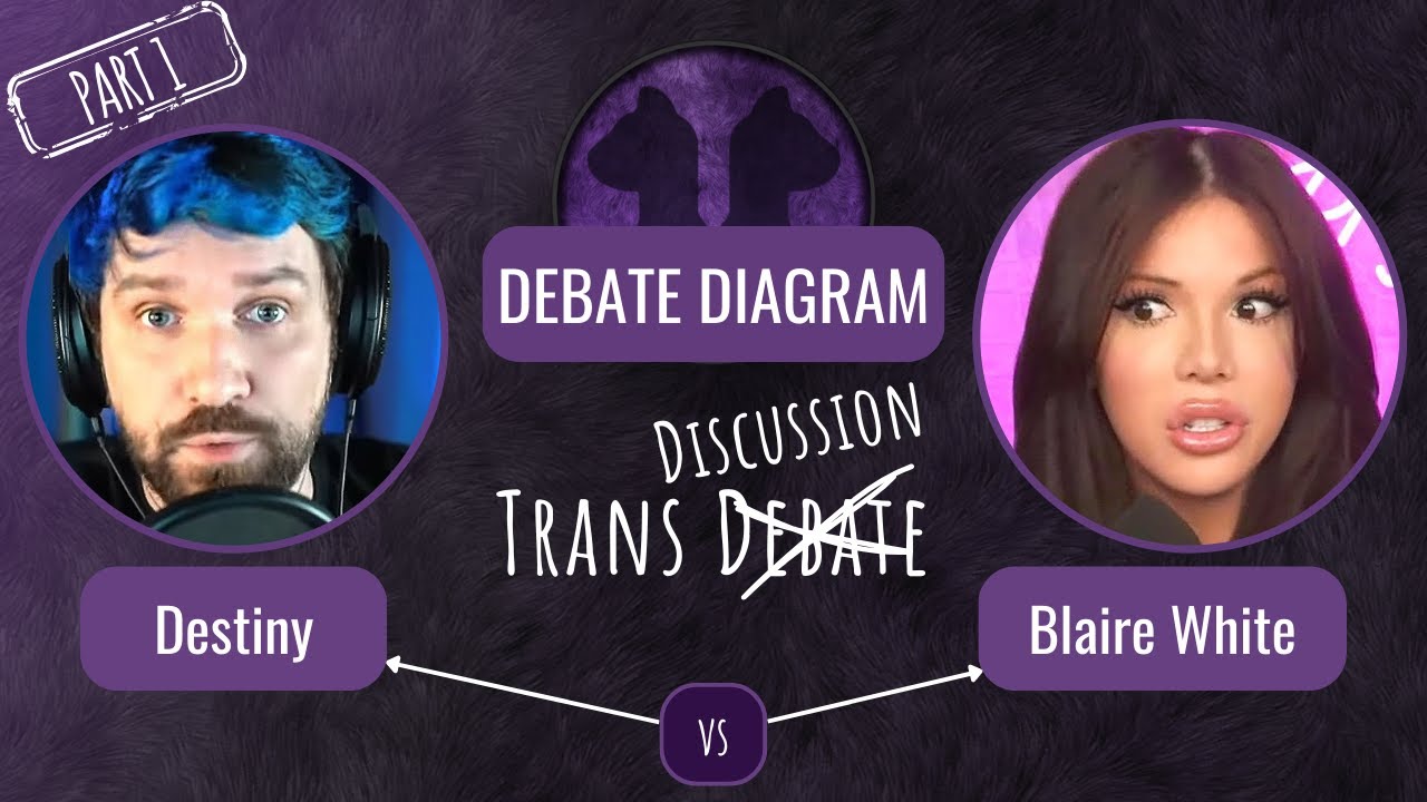 Debate Diagram 16: Blaire White and Destiny "Debate" (Discuss) Trans ...