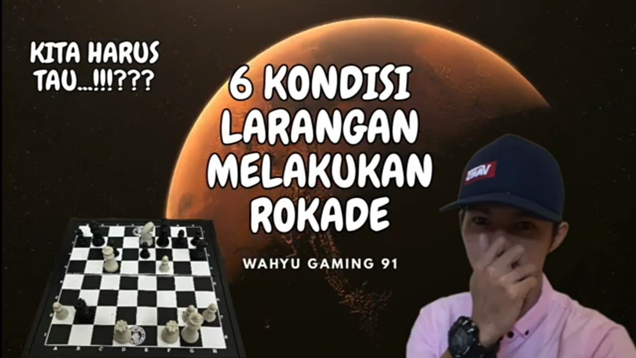 6 Kondisi larangan melakukan Rokade #catur #chess #caturday #chessgame ...