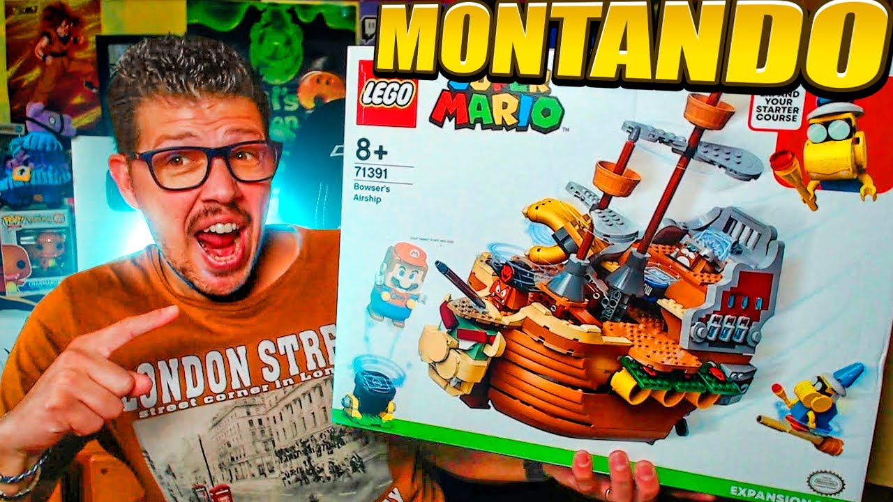 El INCREÍBLE BARCO de BOWSER de LEGO SUPER MARIO 😱 ¿ QUÉ HAY DENTRO ...