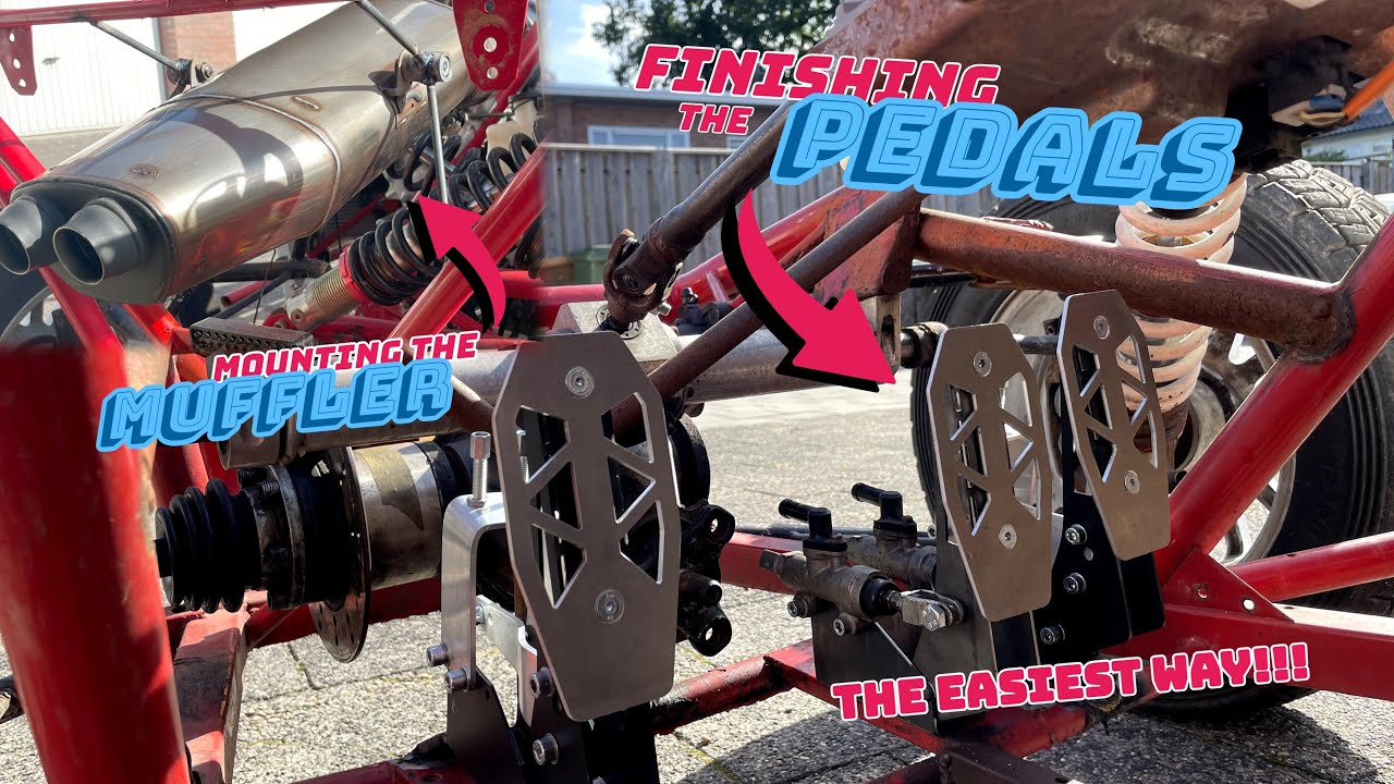 FINISHING the PEDALBOX and MOUNTING the CBR1000RR MUFFLER on the 1200cc ...