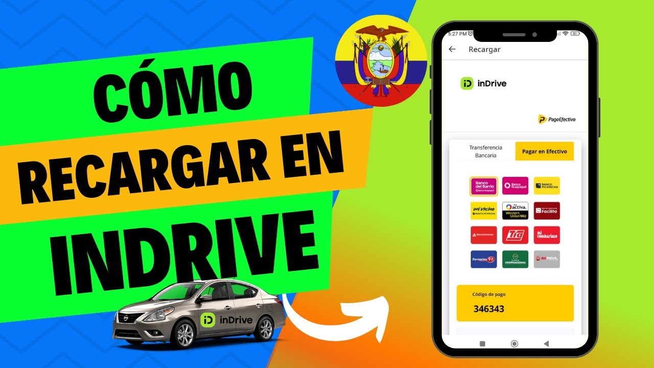 ⚠️Cómo RECARGAR SALDO en inDrive ECUADOR 2024 | Actualizado - YouTube