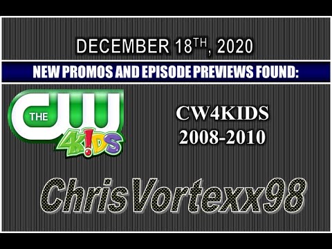 New Promos and Split Screen Credits Foundings: 12-18-2020: CW4Kids 2008-2010