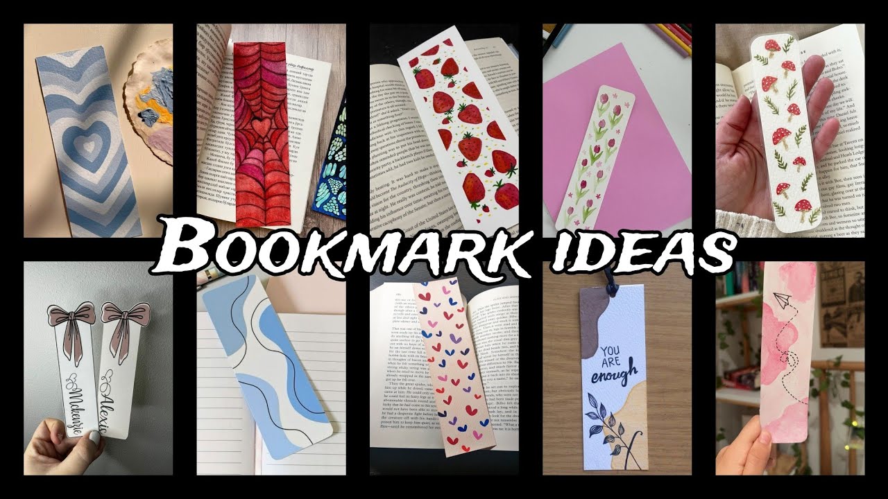 Easy Bookmark Ideas | Simple Bookmark Ideas | Cute Bookmark Ideas - YouTube