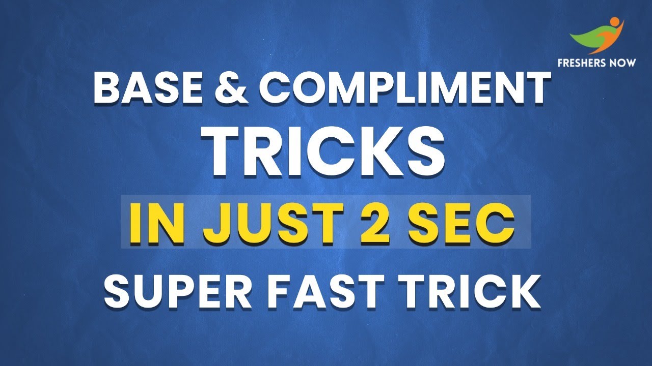 Base & Complement Tricks in Telugu: The Ultimate Tricks for Quick Maths ...