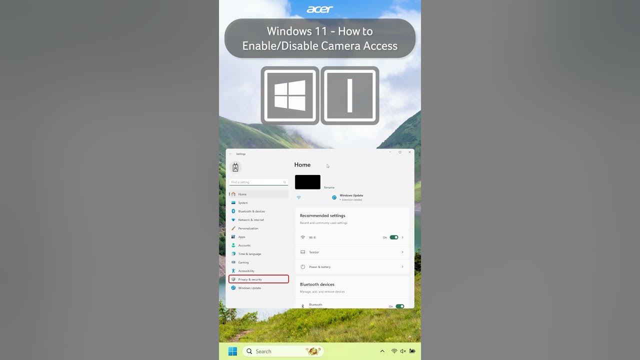 Windows 11 - How to Enable/Disable Camera Access - YouTube