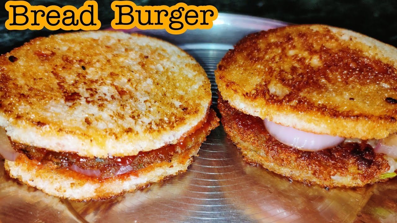 Bread Burger Recipe |Burger Recipe |Aloo Tikki Bread Burger Recipe ...
