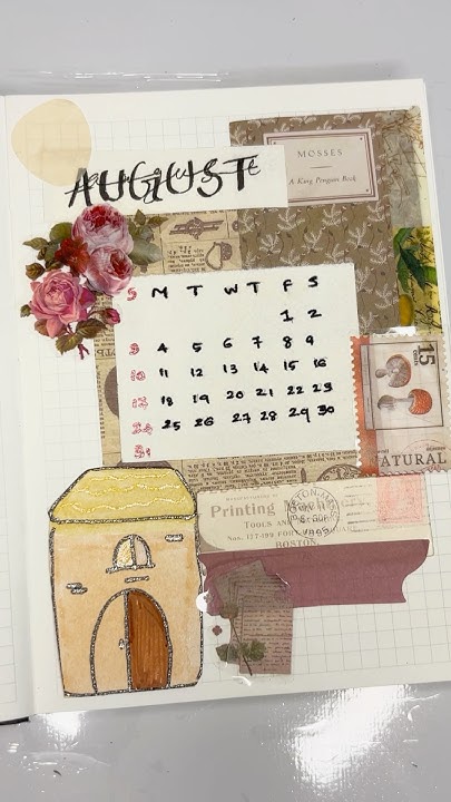 August journal ചെയ്താലോ ⏳ #youtubeshorts #art #diycrafts #journaling # ...