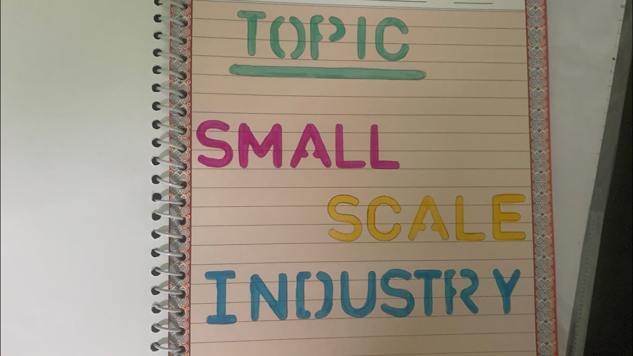 Class 12 Economics project on small scale industries (SSI) CBSE 2022-23 ...