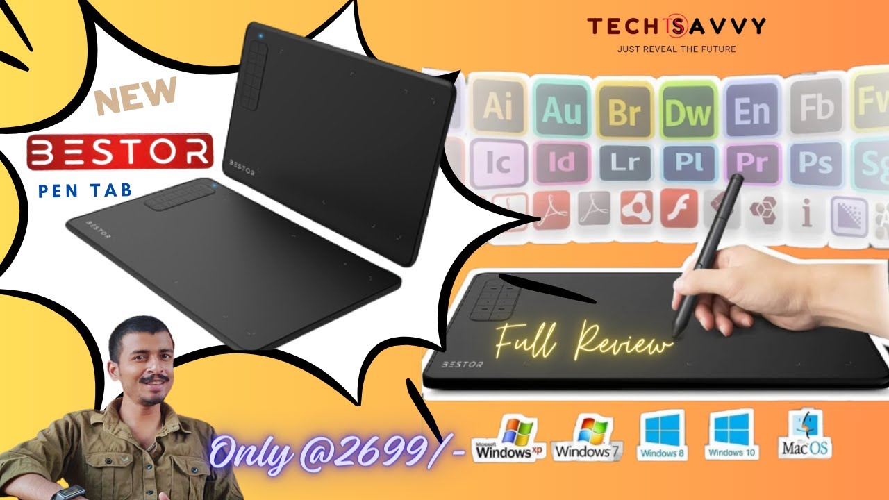 BESTOR PEN TAB| Best Pen Tab For Teaching |BESTOR Professional 13x8 ...