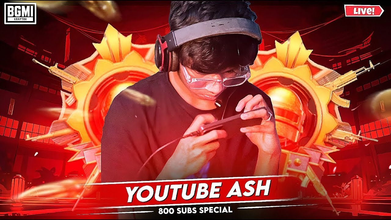 800 SUBS SPECIAL STREAM !🔥ASH IS LIVE #BGMI #shortlive #bgmilive - YouTube